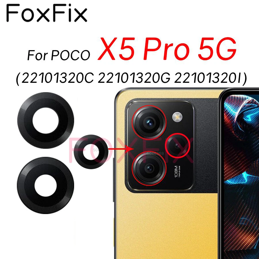Rear-Back-Camera-Glass-Lens-Replacement-For-Xiaomi-Poco-X5-Pro-5G-With ...