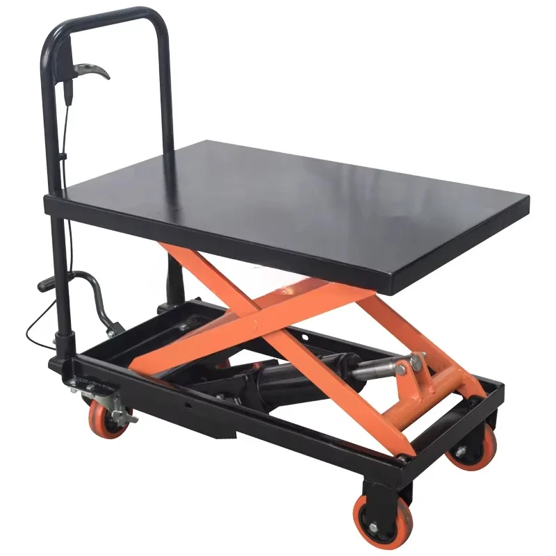 500lb Hydraulic Lift Platform Lift Table Cart Manual Lift Table ...