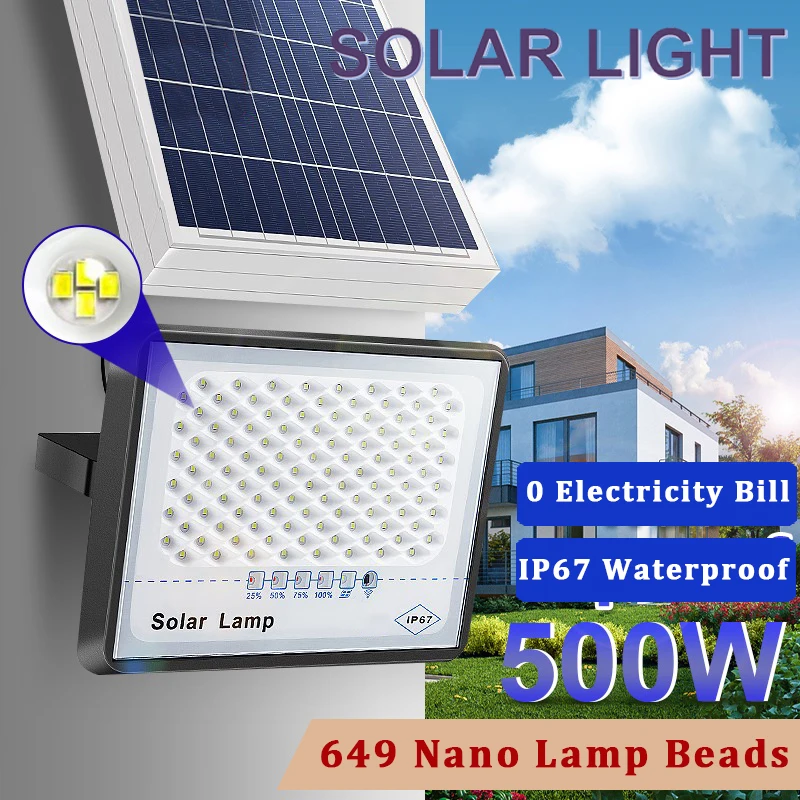 Solar-Light-Outdoor-Remote-Control-Waterproof-Rechargeable-for-Garden ...