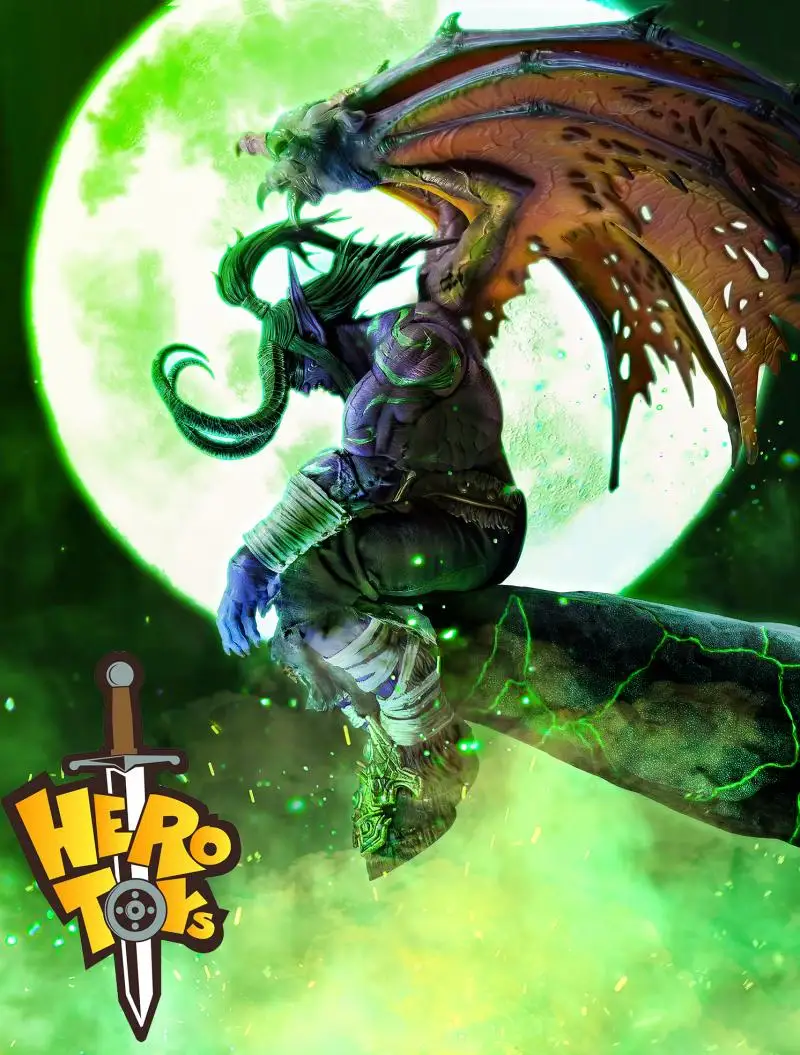 Illidan Chest Tattoo
