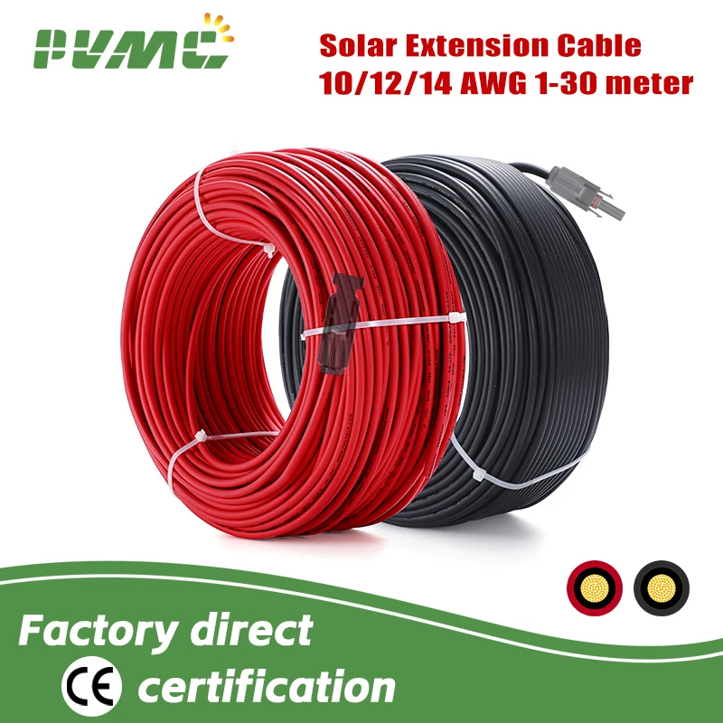 Solar-Panel-Extension-PV-Cable-50meter-6-4-2-5-mm2-14-12-10AWG-Tinned ...