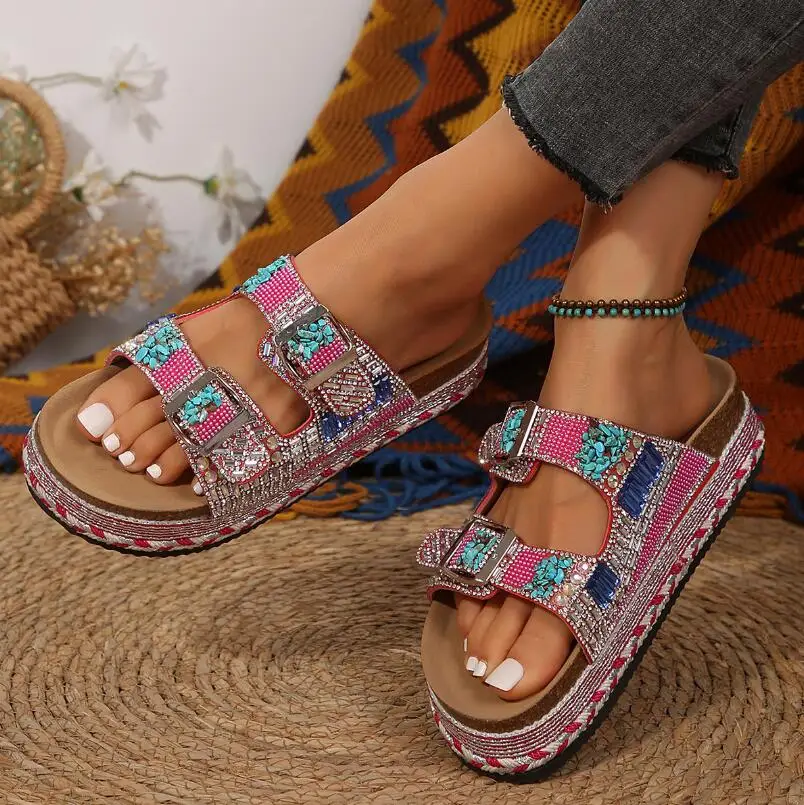 New Shoes Home Platform Flip Flops Outdoor Beach Slippers Fashion ...