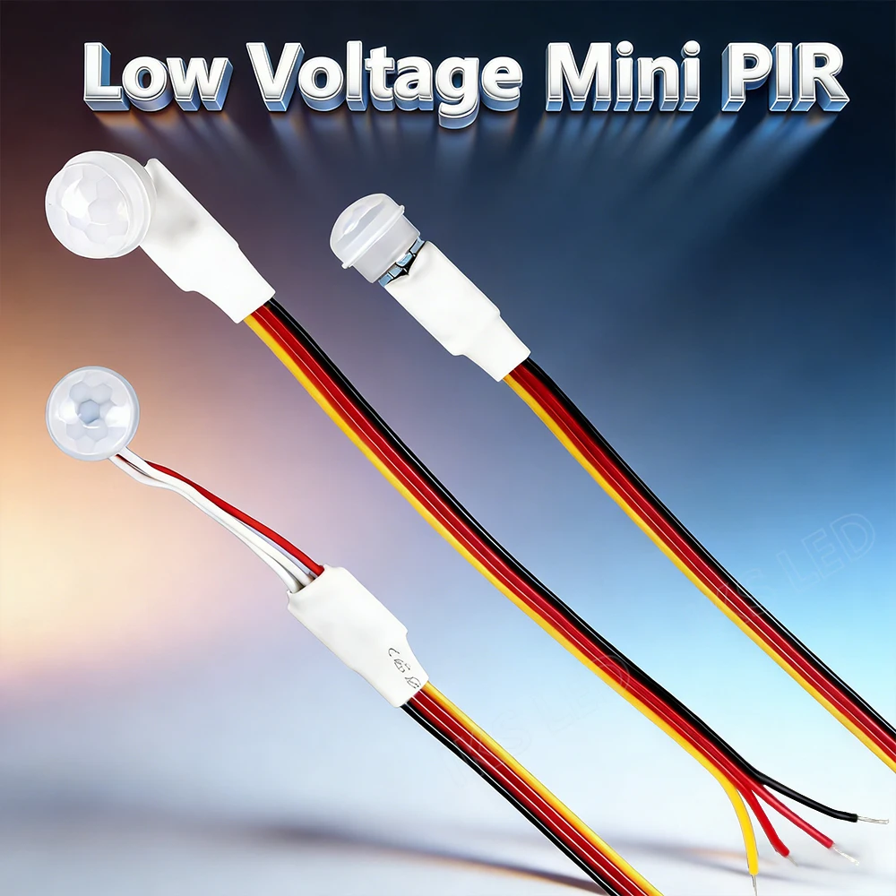 Low voltage elbow mini remote PIR switch extension cable mini PIR ...