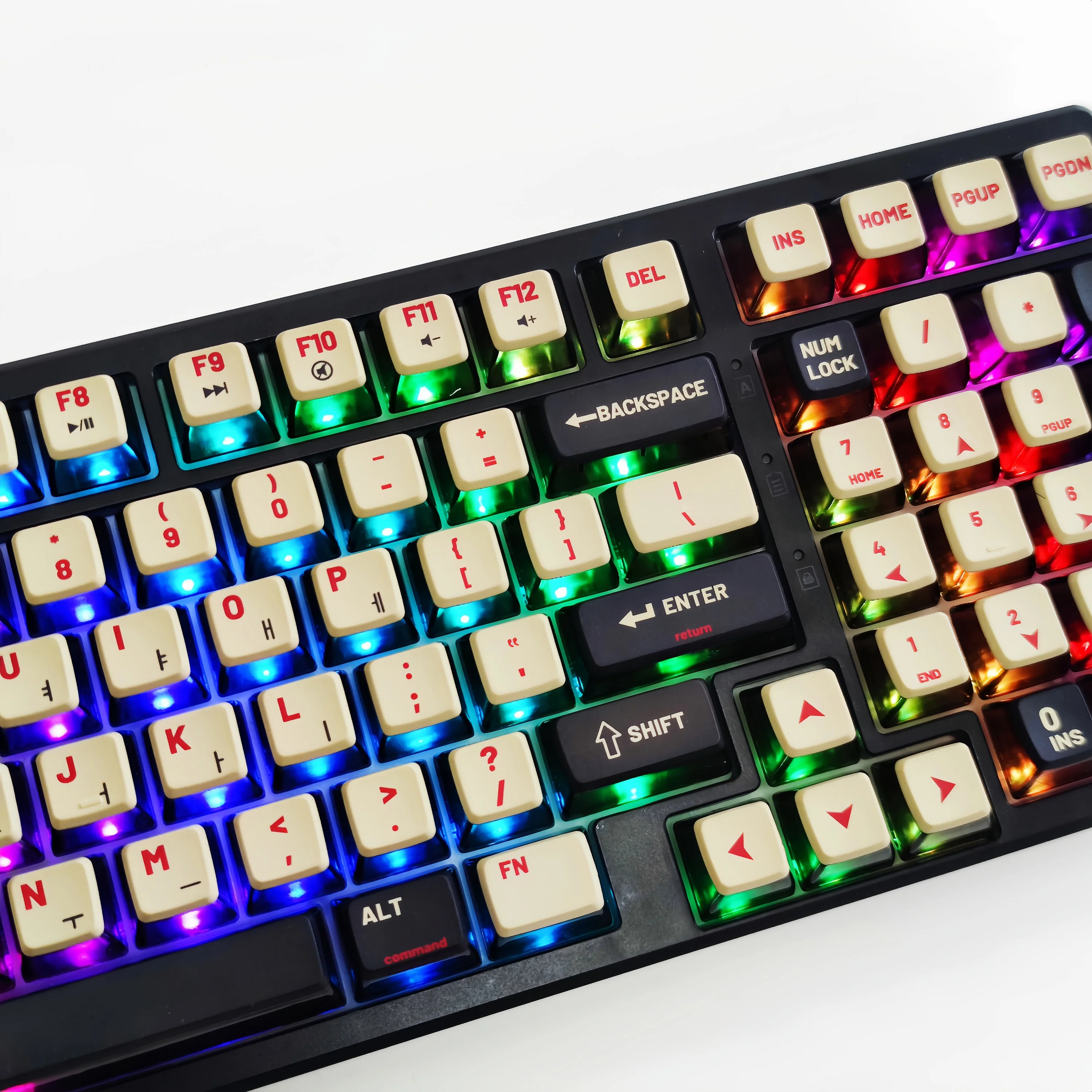 Teclas-de-pud-n-coreano-Retro-perfil-ASA-PBT-retroiluminaci-n ...