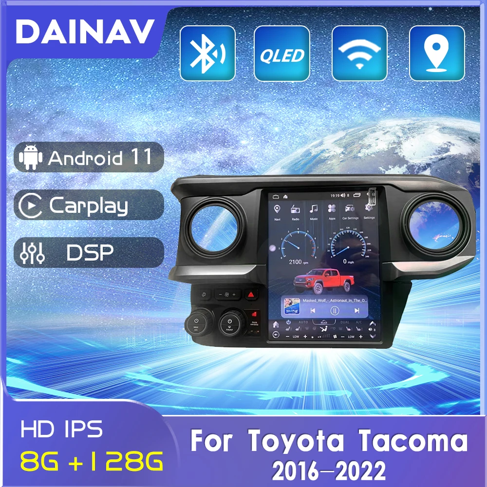 12.1 Inch Android Car Stereo Radio Upgrade For Toyota Tacoma 2016 2022 ...
