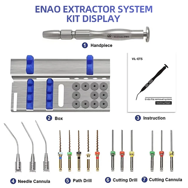 Endo Files Dental Endodontic File Removal System Kit Endo Broken File ...