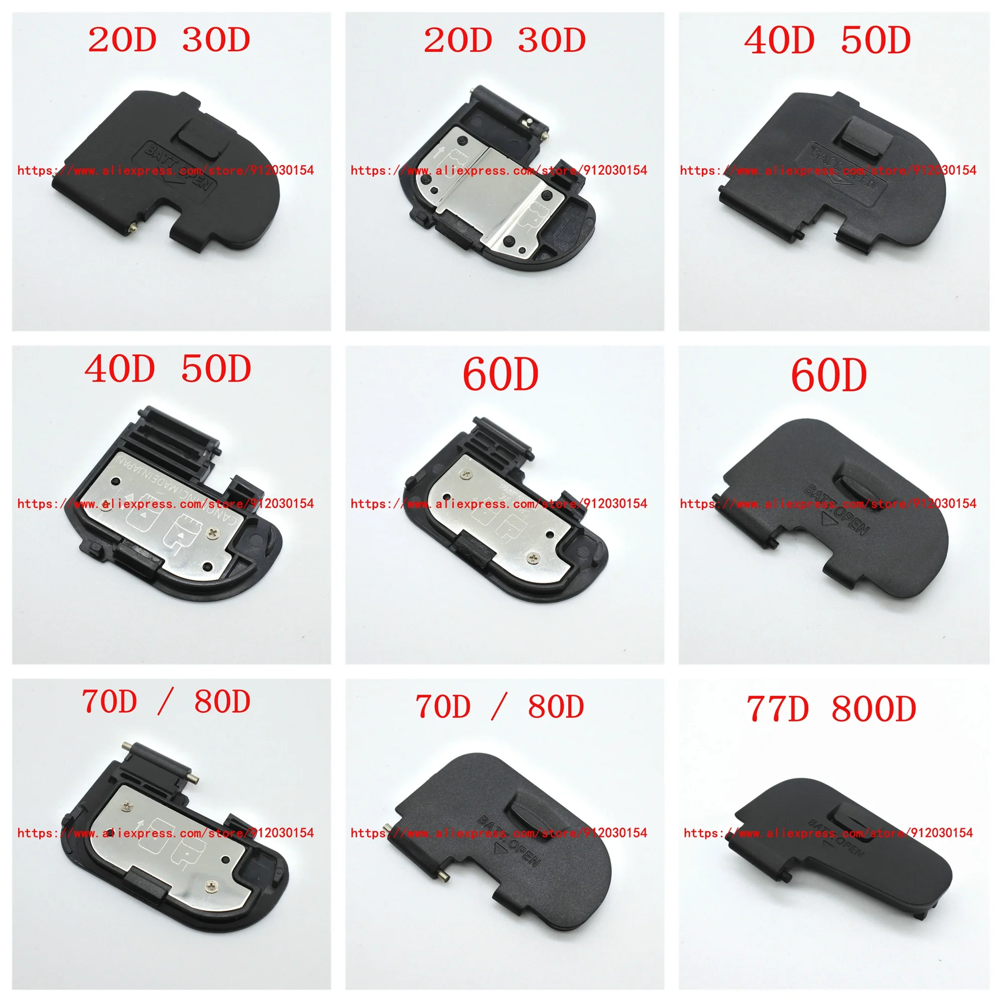 NEW-Battery-Cover-Door-For-CANON-EOS-20D-30D-40D-50D-60D-70D-80D-90D ...