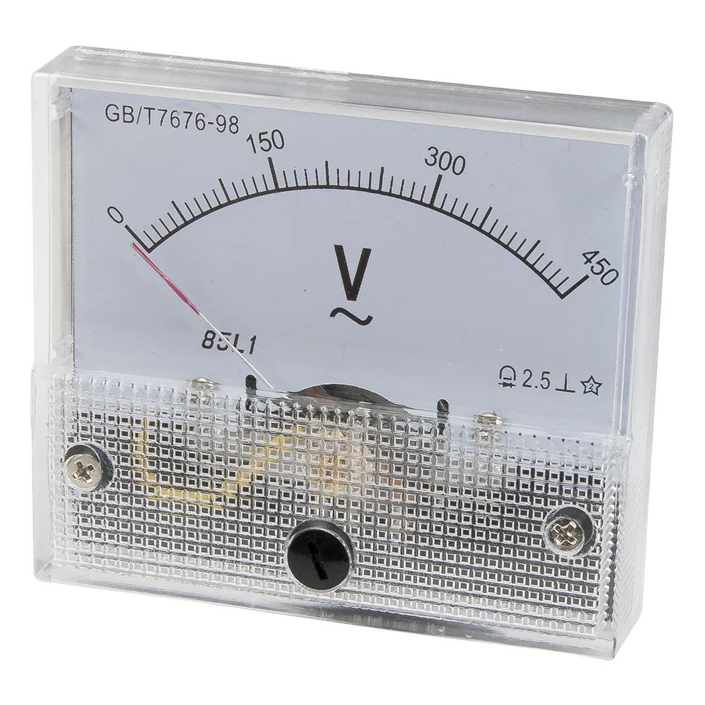 85L1-V-AC-pointer-voltmeter-voltage-meter-50V-100V-150V-250V-300V-450V ...