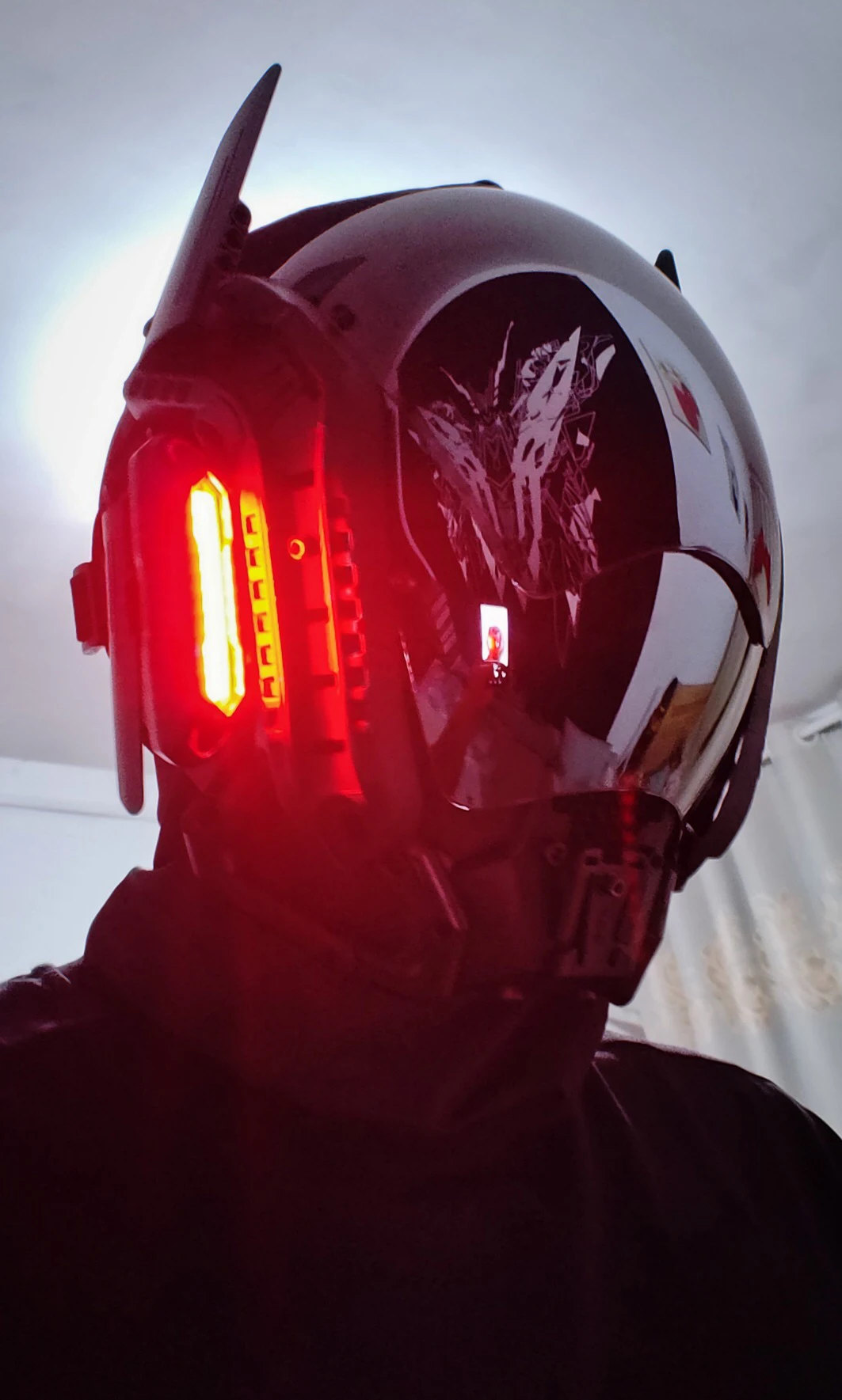 Optimus Prime Motorcycle Helmet