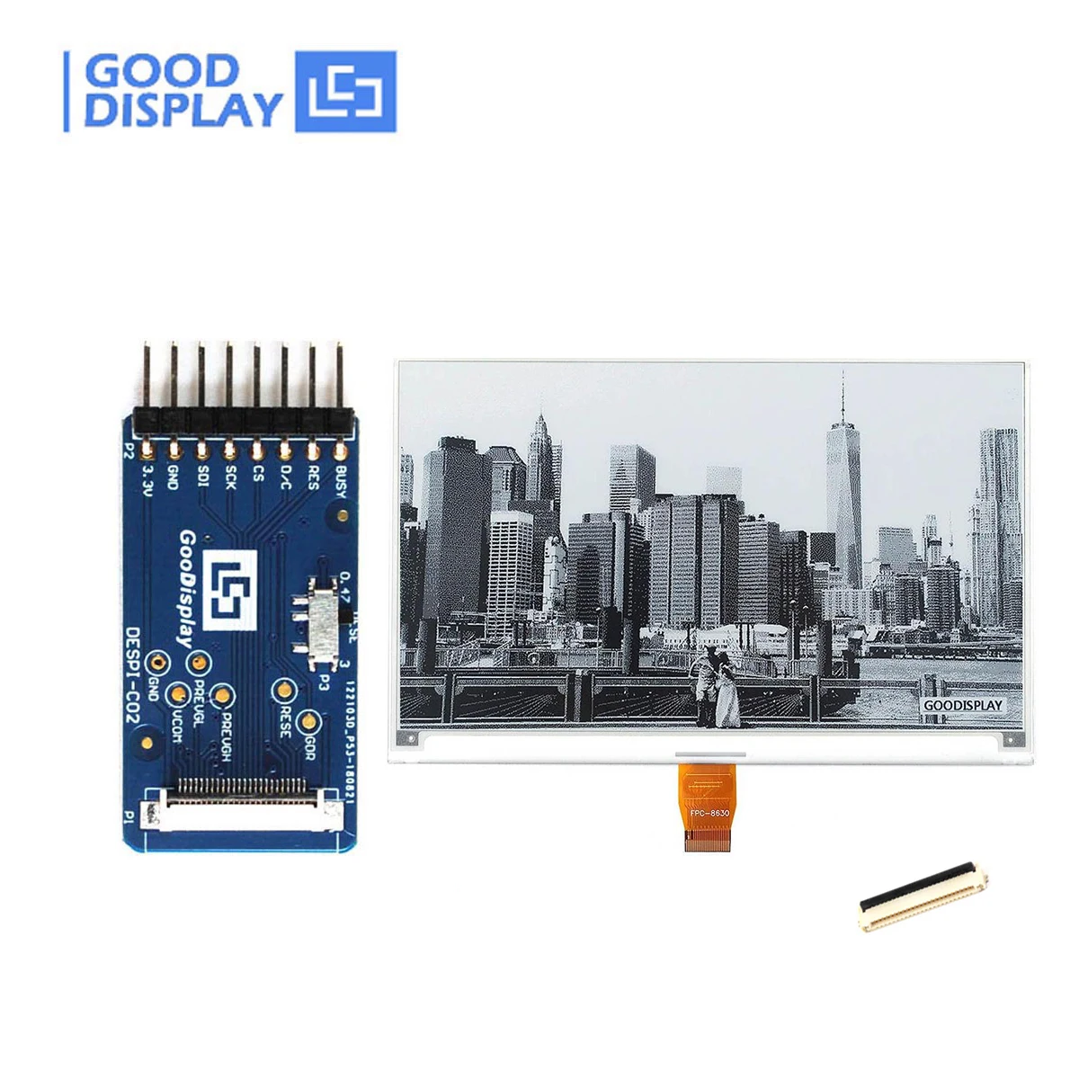 7-5-E-Paper-Display-SPI-Electronic-Paper-Screen-With-EPD-HAT-GDEM075T42 ...