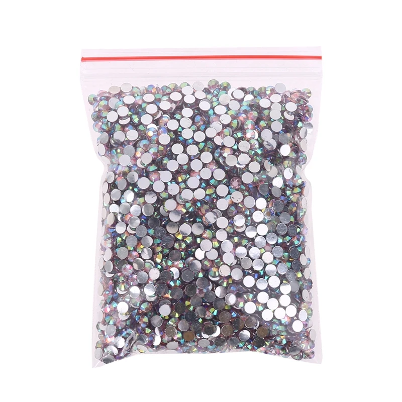 5000pcs-Pink-Flat-Back-Gems-Round-Crystal-Rhinestones-for-DIY-Crafts ...