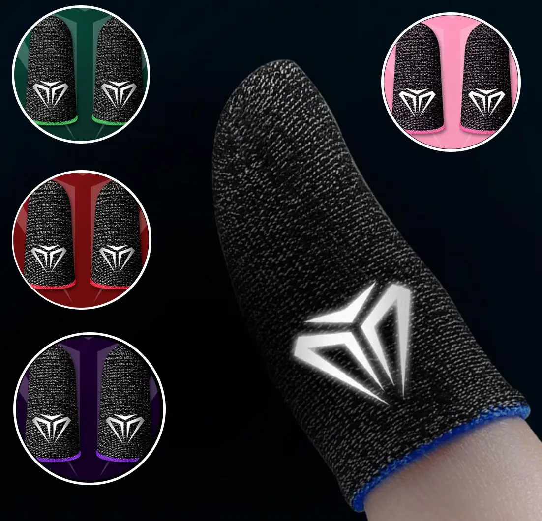 Mobile Game Fingertip Gloves For Gamer Sweatproof Anti-slip Touch ...