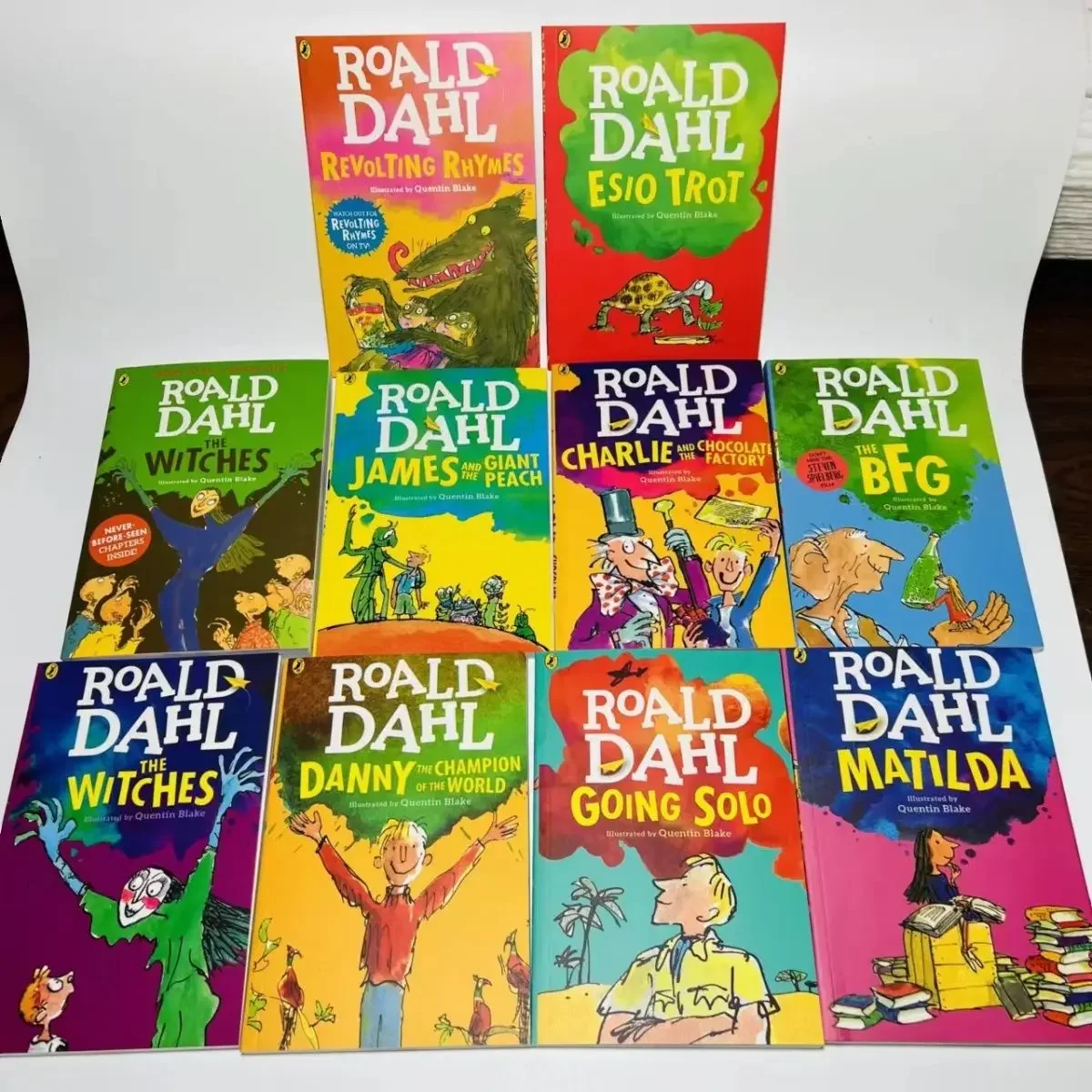 16 Books/set Roald Dahl Collection Children's Literature English ...