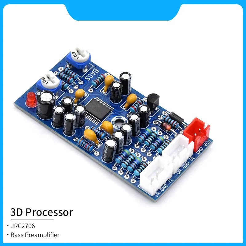 3D-Sound-Processor-JRC2706-Audio-PreAmplifier-Bass-Control-Tone-Board ...