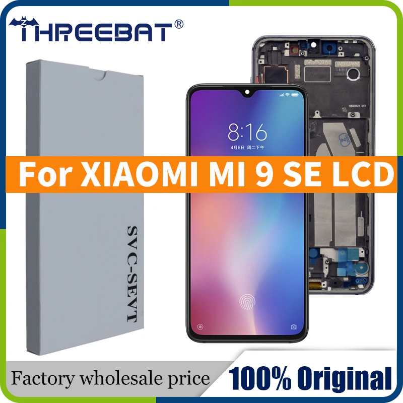 5.97" Original AMOLED For Xiaomi MI 9 SE Mi9 Se Amoled LCD Display ...