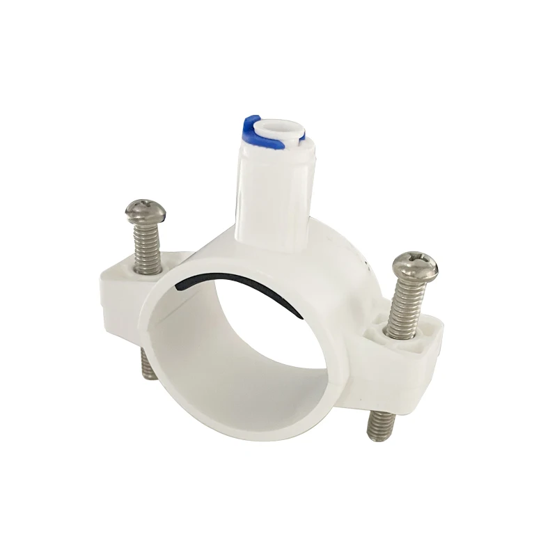 40mm-RO-Water-Drain-Waste-Water-Pipe-Clamp-Saddle-Valve-Clips-1-4-OD ...