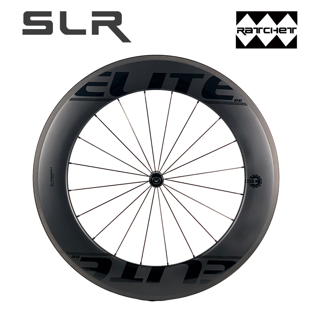Elitewheels Carbon Wheels 700c Road Bike A1 Brake Surface Tubular ...