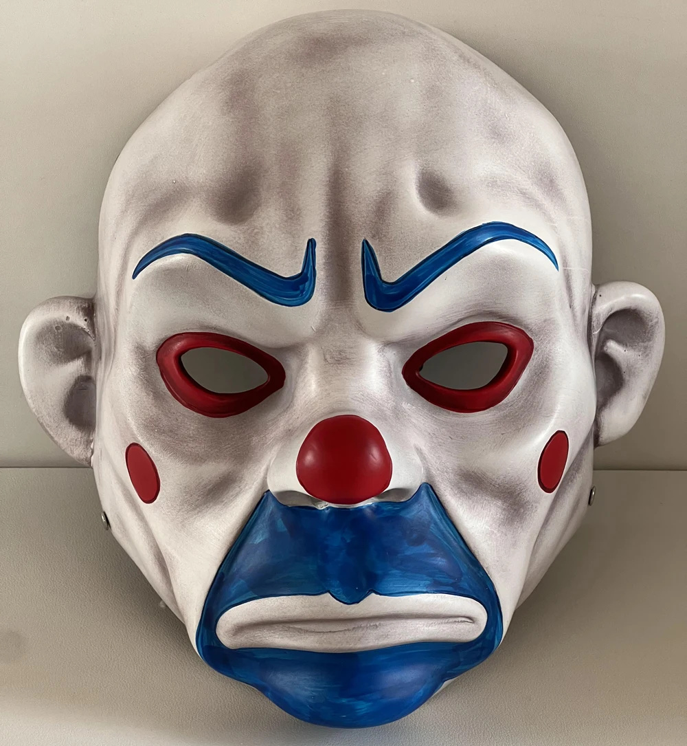Bank Robber Costume Mask TOPO (TP003) 1/6 Scale Bank Robber Joker Head