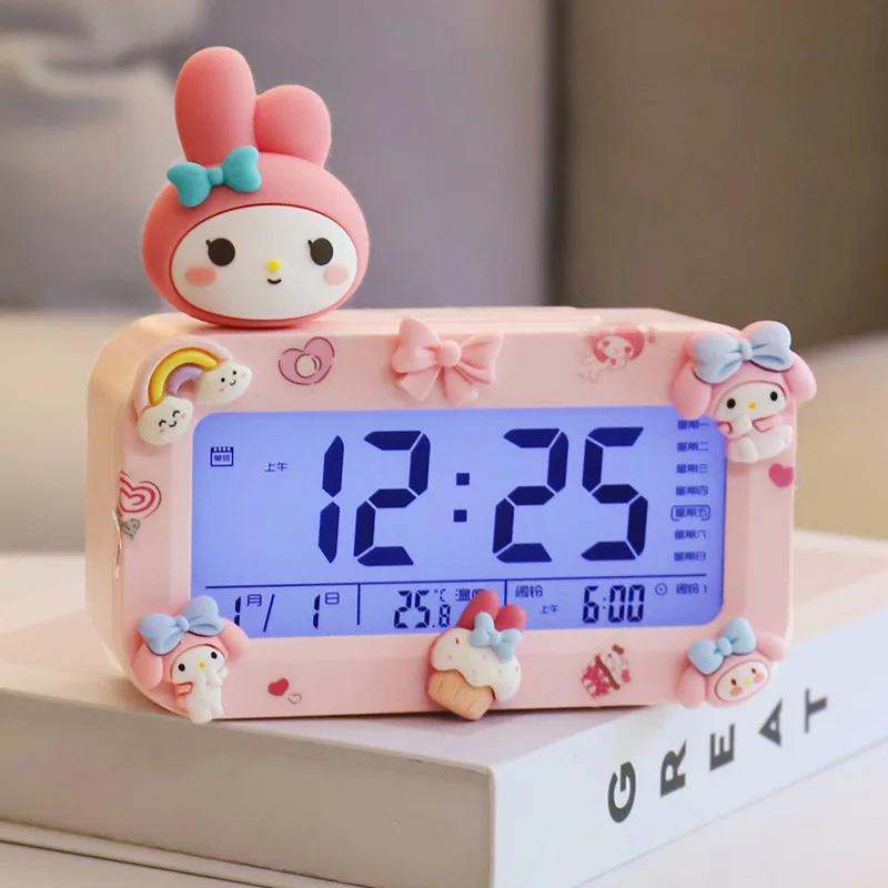 Reloj despertador electrónico DXING carga USB diseño Kawaii Sanrio ...