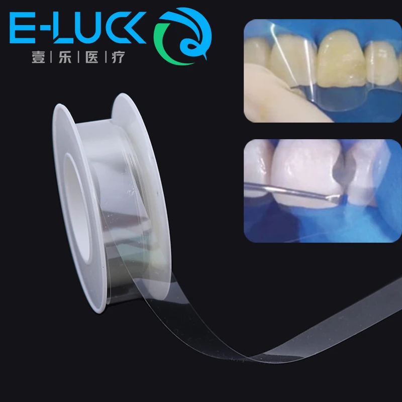 1Roll Dental Polyester Mataix Bands 0.05/0.1MM Transparent Contoured ...