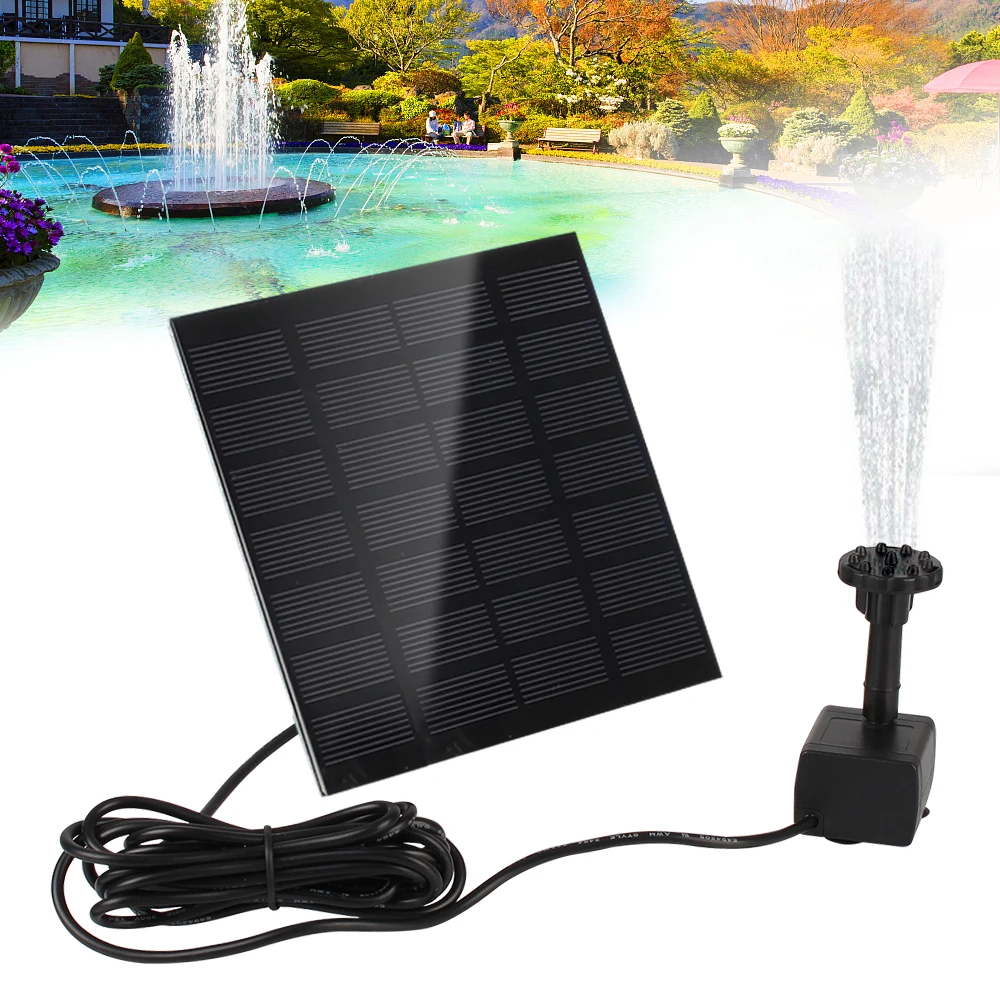 Solar-Water-Pump-Garden-Pond-Water-Fountain-Pool-Bird-Bath-1-2W-Water ...