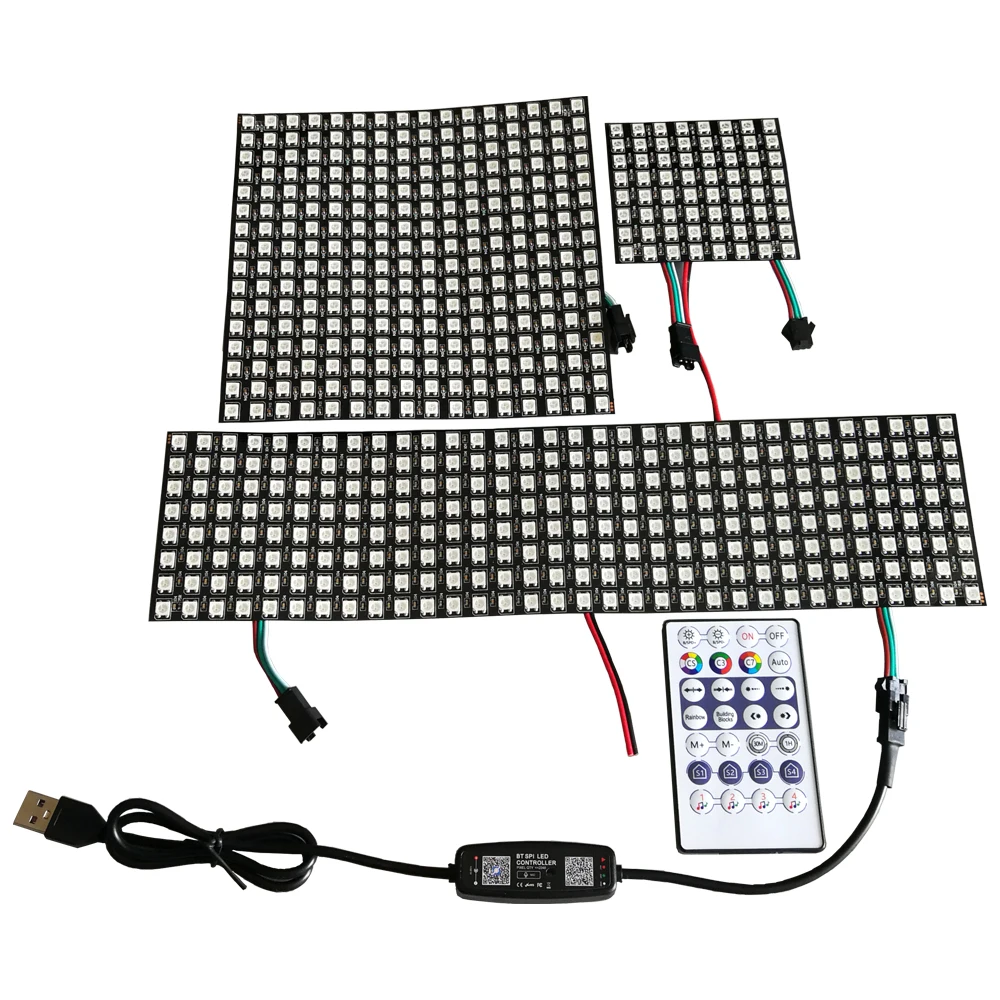 WS2812B-Led-Panel-Screen-Individually-Addressable-Pixels-Matrix-Module ...