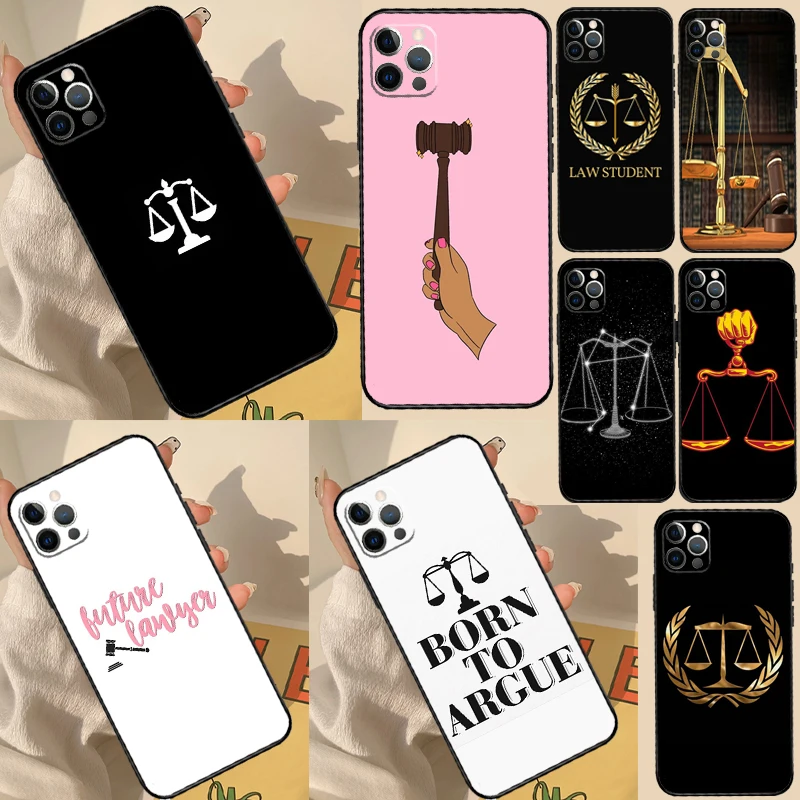 Law Lawyer Judge Justice Case For iPhone 11 12 13 14 15 16 Pro Max ...