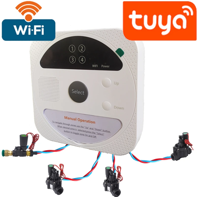 WIFI Connect Tuya Smart Home Watering Timer Garden Irrigation ...