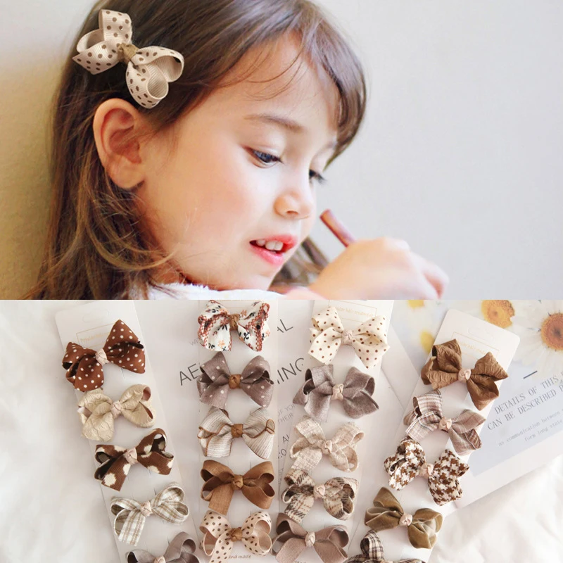 Girl Hair Accessory Ribbon | Baby Girl Hair Accessories | Plaid Hair ...