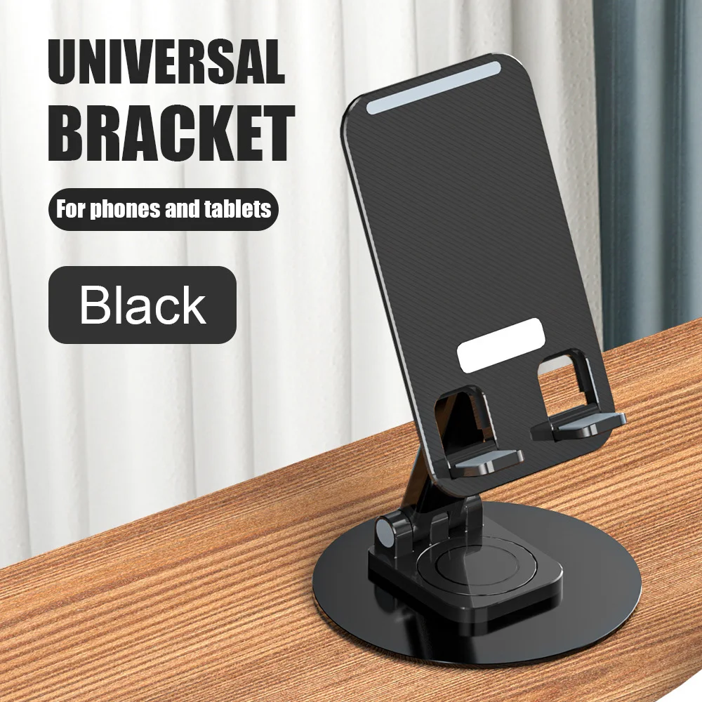 Phone-Stand-Adjustable-Dual-Folding-Cell-Phone-Desktop-Holder-with-360 ...