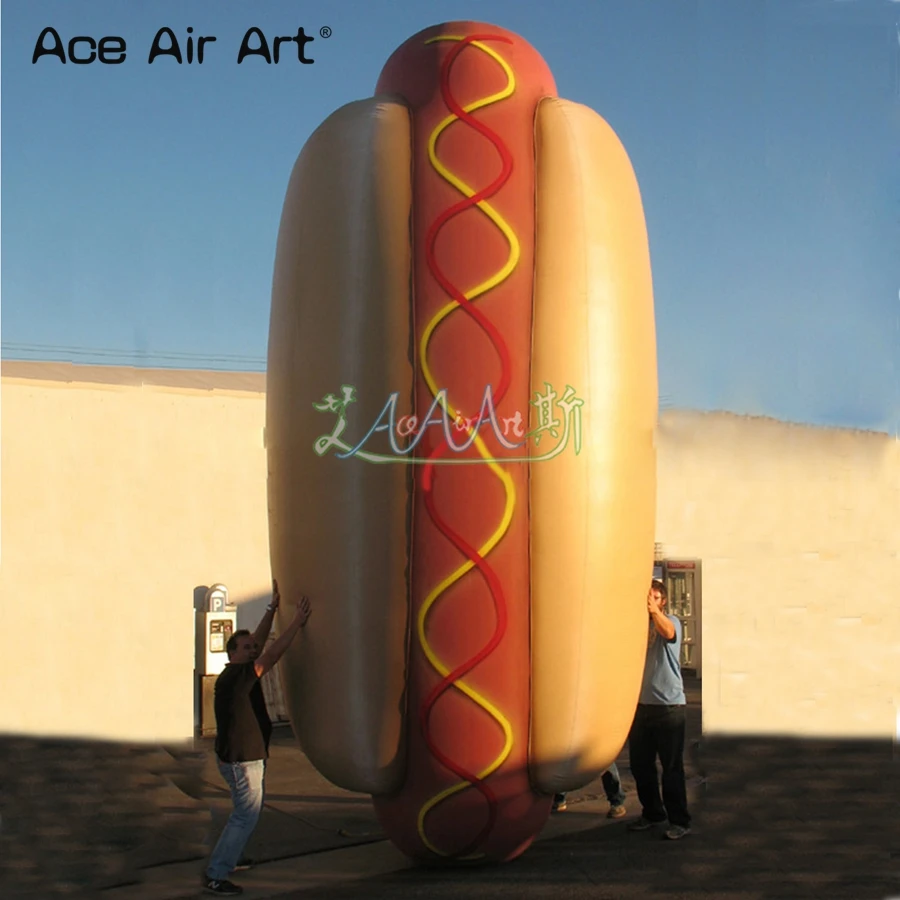 Free-Shipping-10ft-13ft-16-4ft-Inflatable-Hot-Dog-Model-With-Air-Blower ...