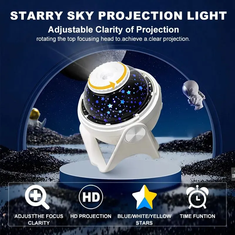 Creative-Starry-Sky-Projection-Light-with-7-Light-Effects-USB-Plug-in ...