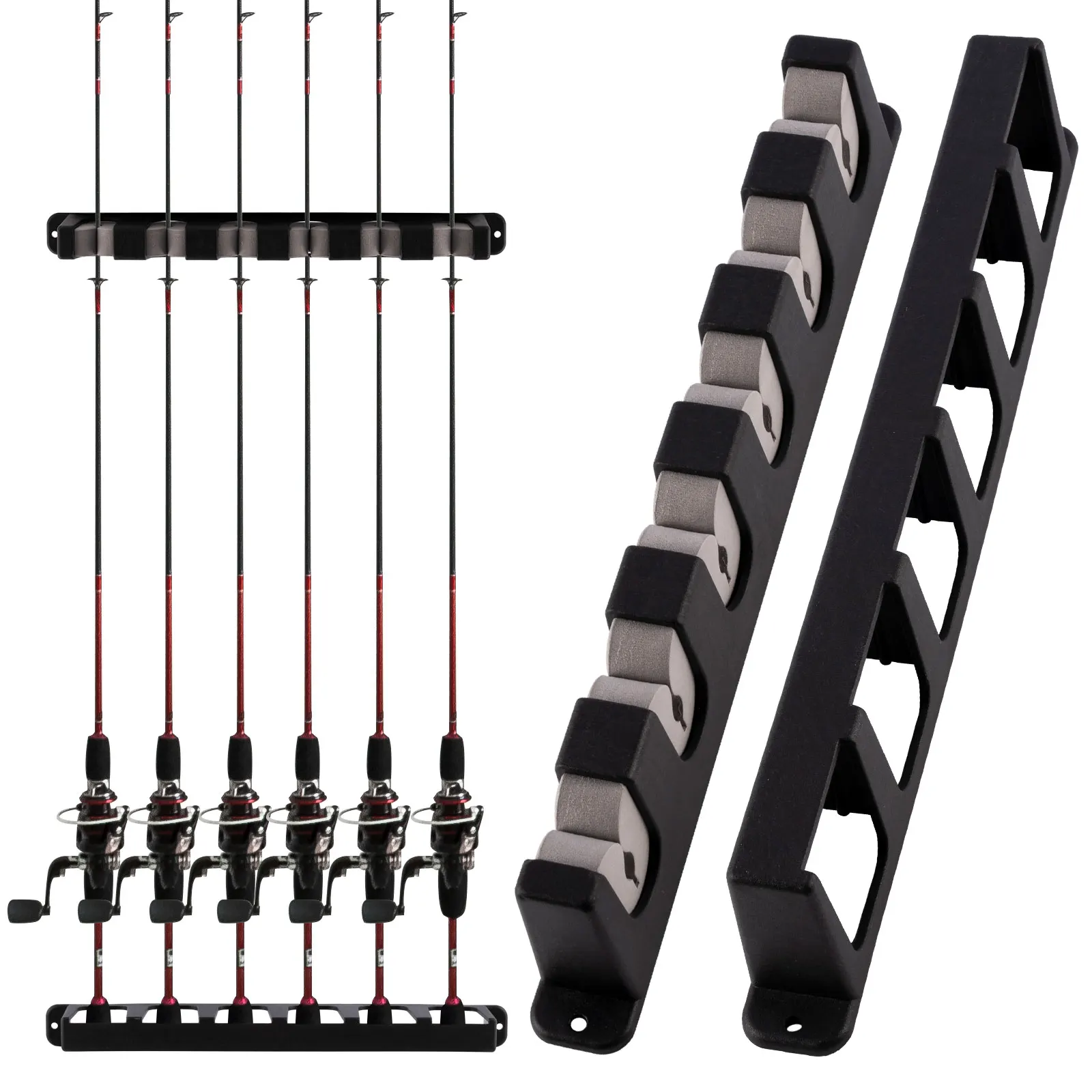 1Pair-Wall-Mounted-Fishing-Rod-Rack-Stands-Bracket-Wall-Vertical ...