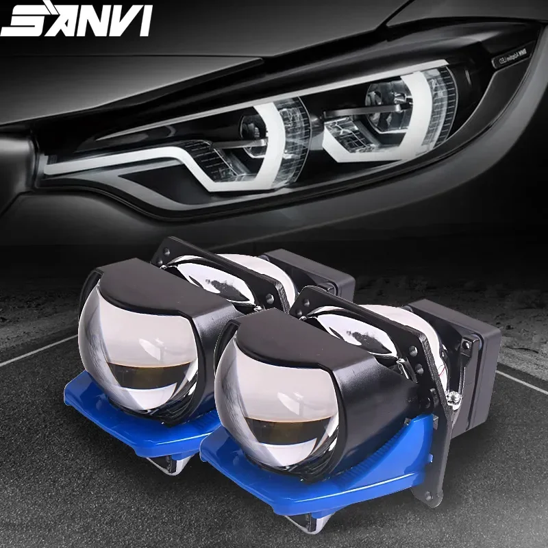 SANVI-3-Inch-130W-Bi-LED-Projector-Lenses-BMW-LED-Headlights-Car-Lights ...