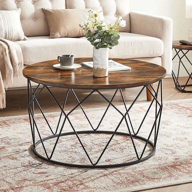 Round Steel Coffee Table