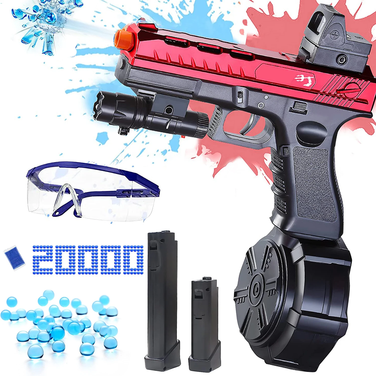 Glock-Automatic-Splat-Gun-Water-Beads-Gun-Toys-for-Boys-Girls-Pistol ...
