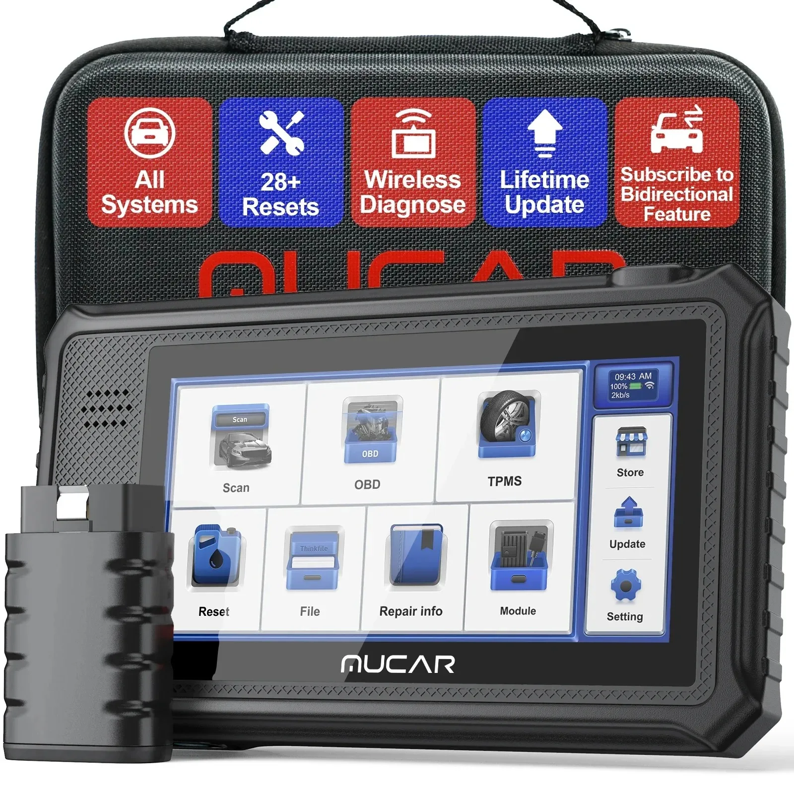 MUCAR VO6 OBD2 Car diagnostic tool full system diagnotic Auto scanner ...
