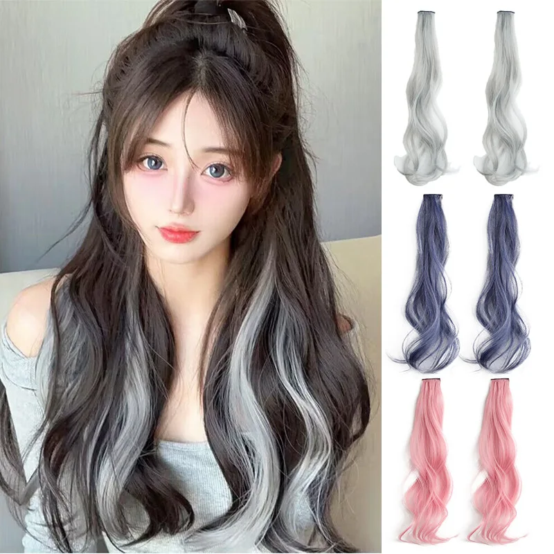 55-60cm-Styling-Tools-Clip-In-Curly-Hair-Extensions-Curling-Straight ...