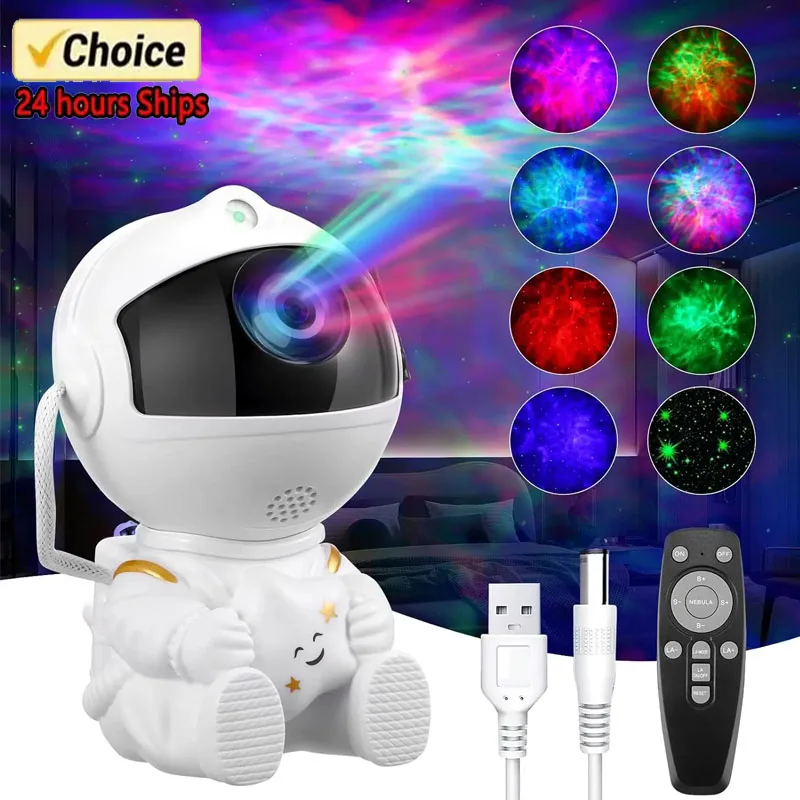 Star-Projector-Galaxy-Night-Light-Astronaut-Space-Projector-Starry ...