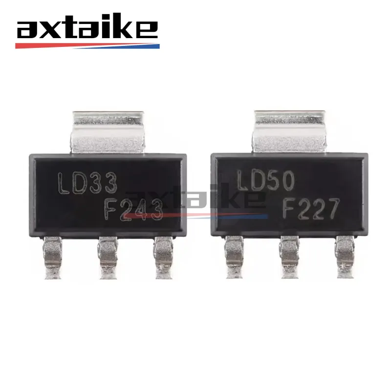 20PCS-LD1117S33-LD1117S50-LD33-LD1117-LD12-LD18-LD50-ADJ-SOT223-SMD ...