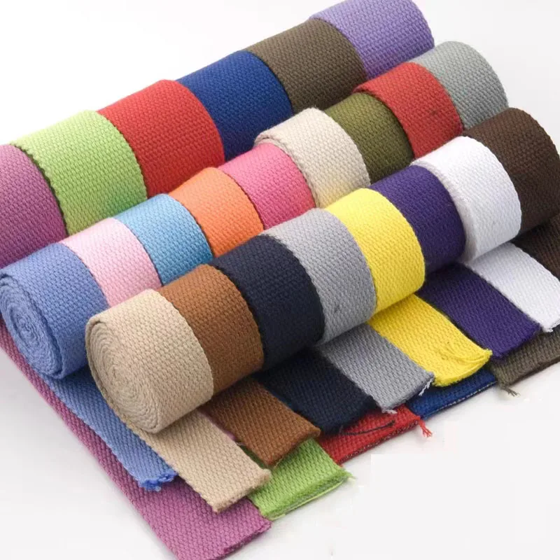 38mm 5meters Canvas Webbing Belt Bag Webbing Cotton Webbing Nylon ...