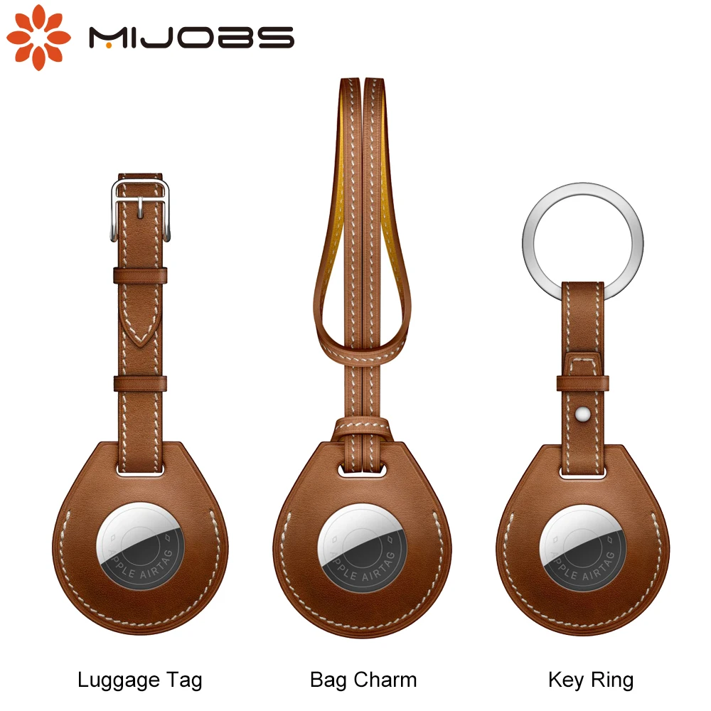 Apple Tag Leather Keychain | Apple Airtag Leather Case | Airtags ...