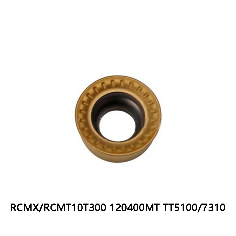 정품 CNC 터닝 플레이트, 카바이드 인서트 선반 커터 도구, RCMT RCMT10T300MT TT5100 RCMX ...