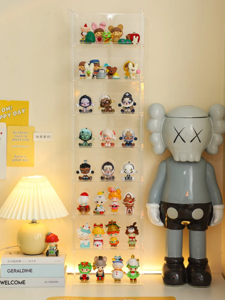 Clear-Acrylic-Blind-Box-Showcase-Storage-Display-Stand-Toys-Cabinet-Toy ...