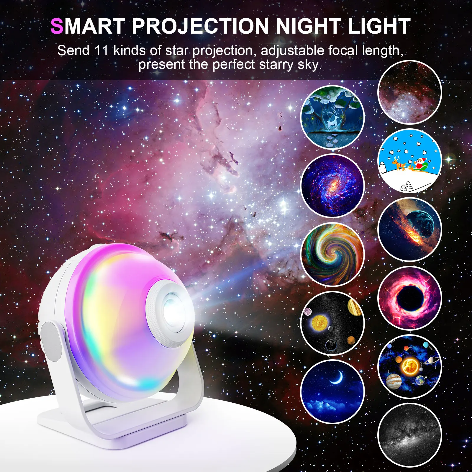 Star-Projector-Galaxy-laser-star-moon-Projector-USB-Rechargeable-Nebula ...