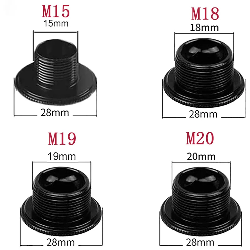 MTB Bike M15 M18 M19 M20 Cranks Screw Aluminum Alloy Crankset Cover ...