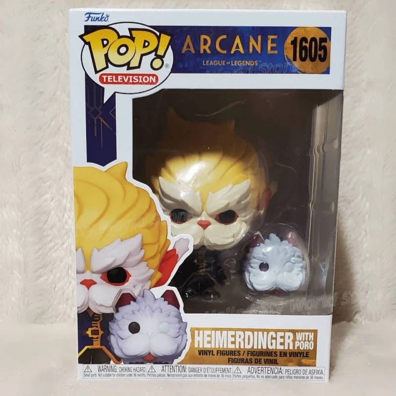 League Of Legends Heimerdinger With Poro #1605 Funko Pop Vinyl Dolls ...