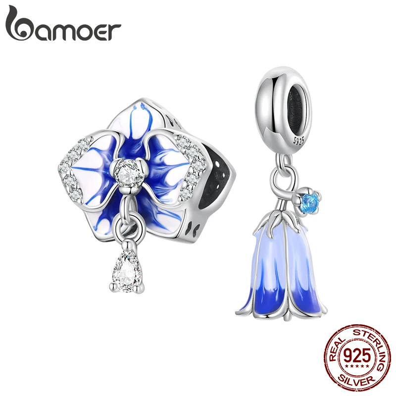 Bamoer-925-Sterling-Silver-Blue-Harebells-Pendant-fit-for-DIY-Making-Bracelet-Bangle-Butterfly ...