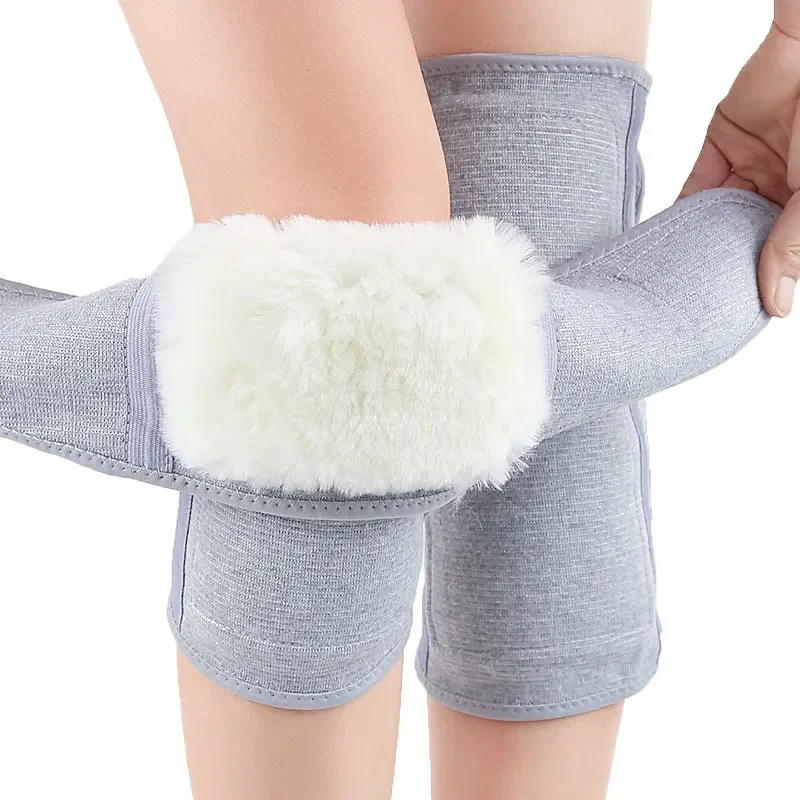 Winter wool knee pads warm old cold legs autumn and winter thickened ...