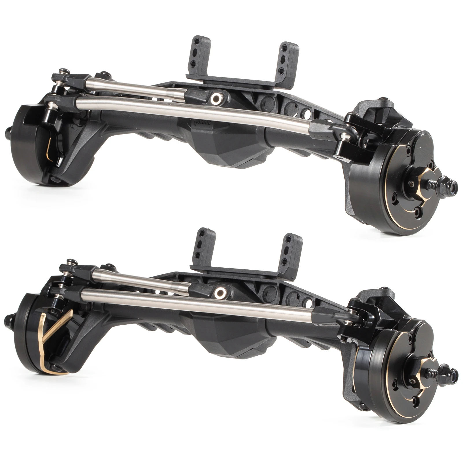 Complete Assembled Capra Portal Axle with Brass Knuckle Weights for 1/ ...